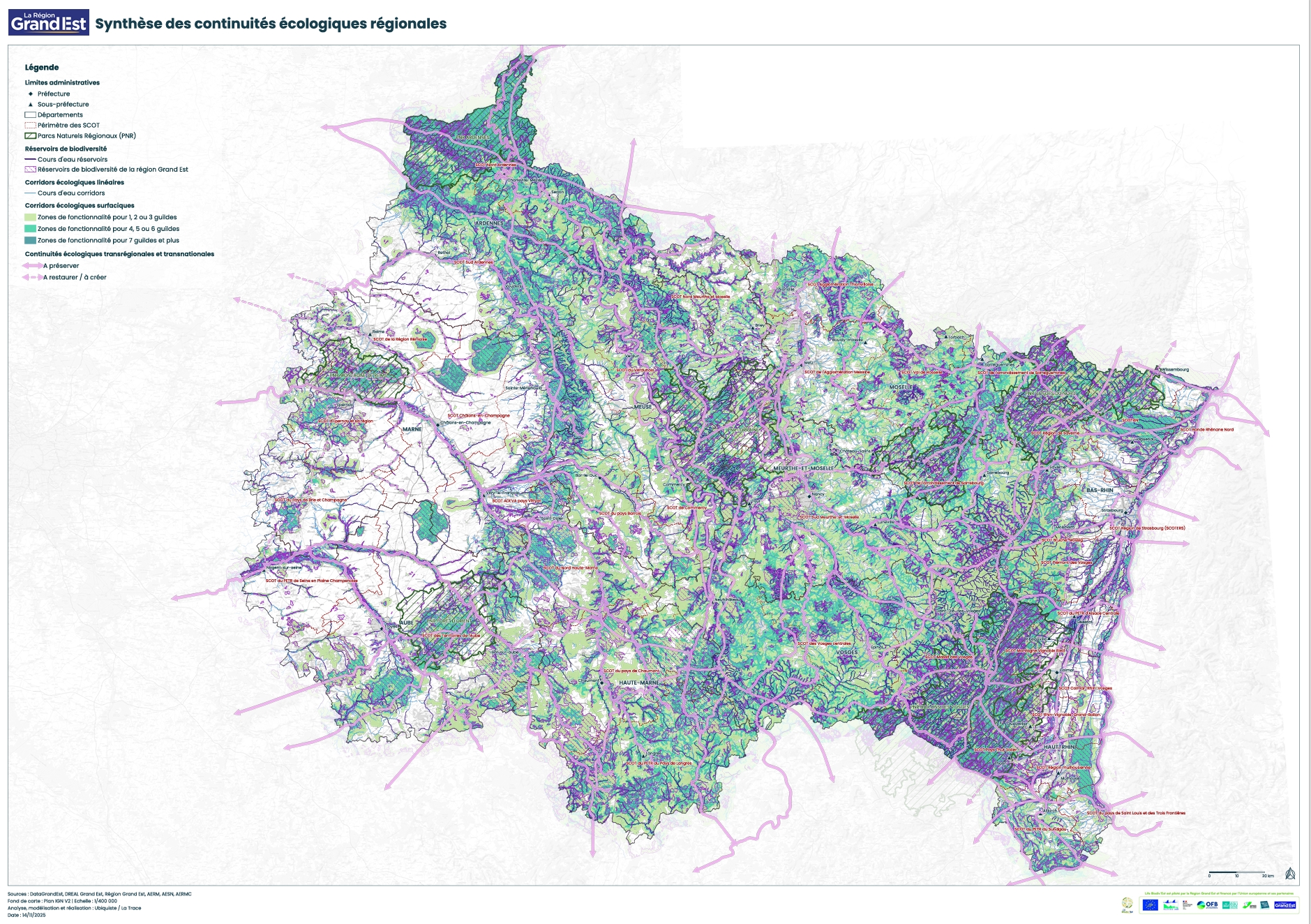 Une nouvelle cartographie de la Trame verte et bleue disponible dans le ...